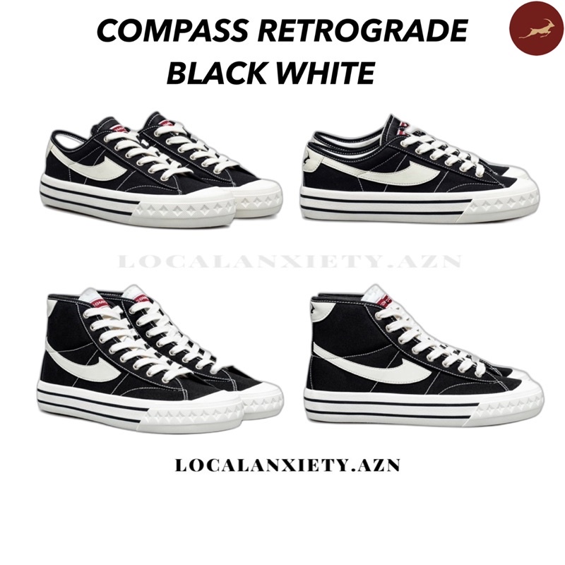 Jual COMPASS RETROGRADE BLACK WHITE | Shopee Indonesia