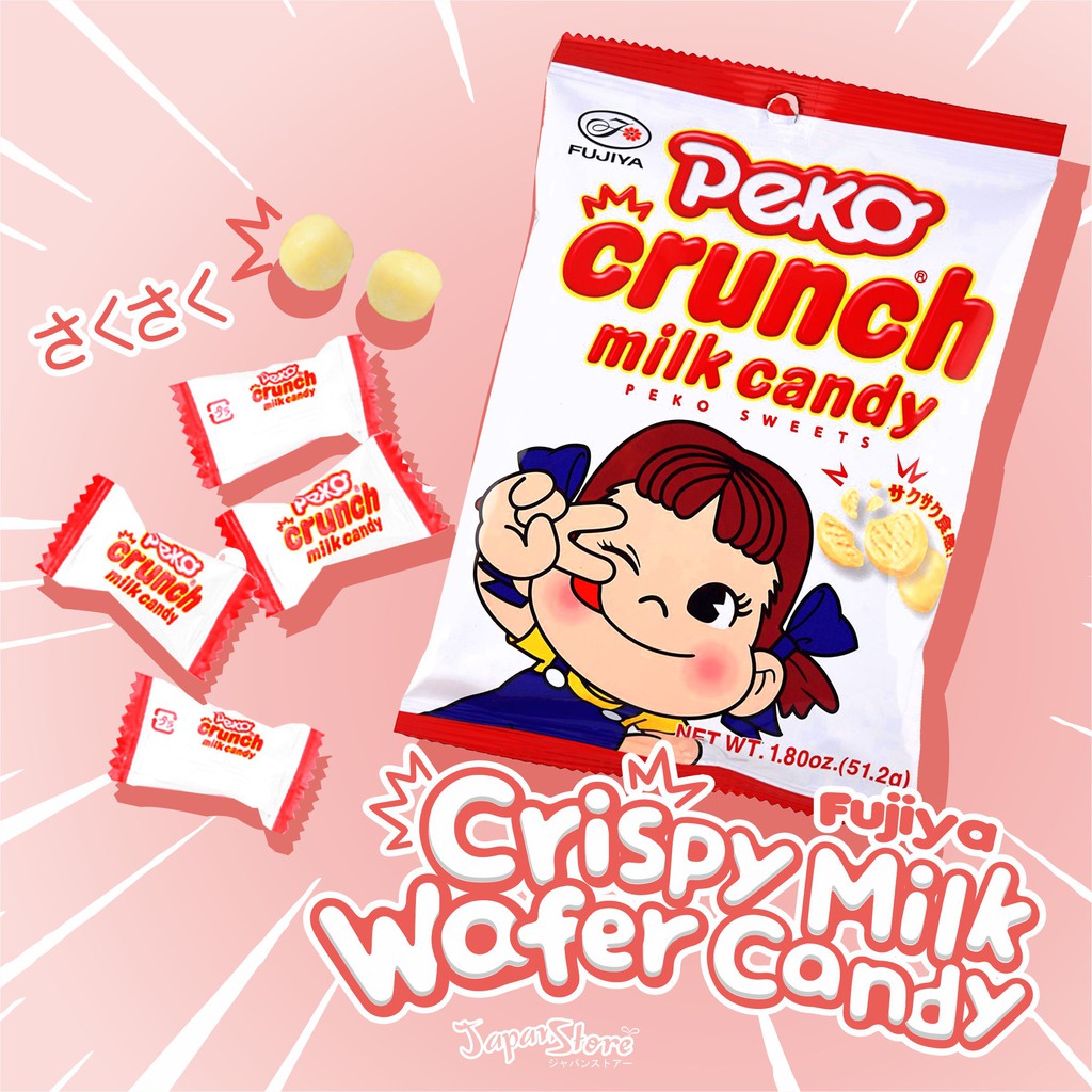 Jual Fujiya Peko Crunch Milky Candy | Shopee Indonesia