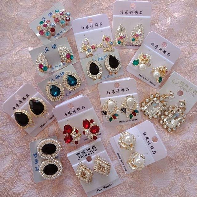 Jual Anting giwang batu premium import murah | Shopee Indonesia