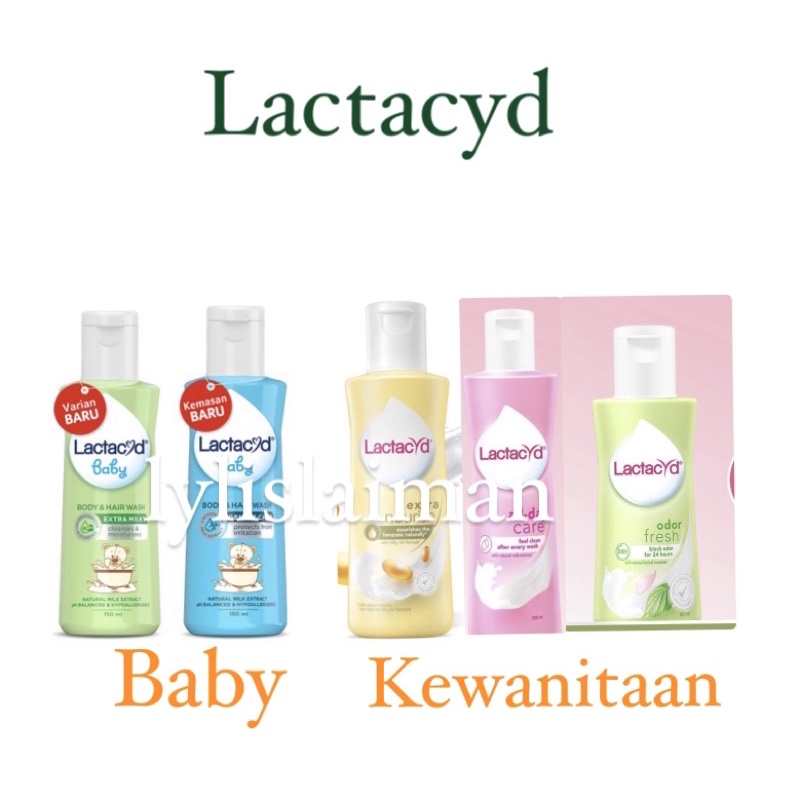 Jual Lactacyd Baby Cleansing/ kewanitaan 250 ml/150ml/60ml (sabun bayi ...