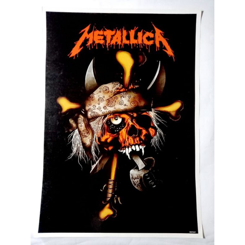 Jual POSTER METALICA UKURAN BESAR 70X50 CM | Shopee Indonesia