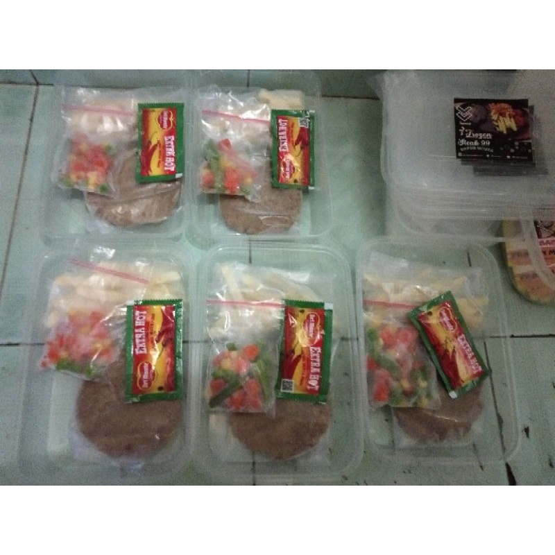 Jual steak singel/frozen steak/beef/steak mix sosis | Shopee Indonesia