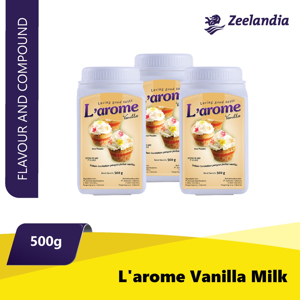 Jual Zeelandia L'Arome Vanilla Milk Powder 500 Gr Indonesia|Shopee ...