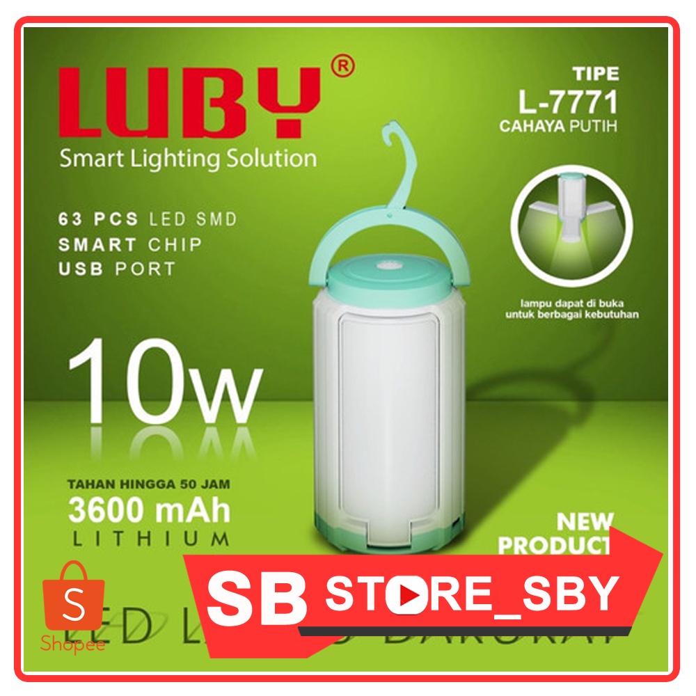 Jual LUBY Emergency Light / Lampu darurat Luby tipe L 7771 | Shopee ...