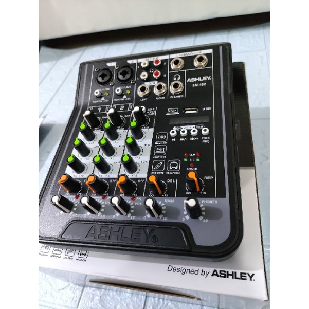 Jual Mixer Audio Ashley SM-402 SM402 SM 402 Original 4 Chanel USB Mp3 Player Bluetooth Soundcard ...