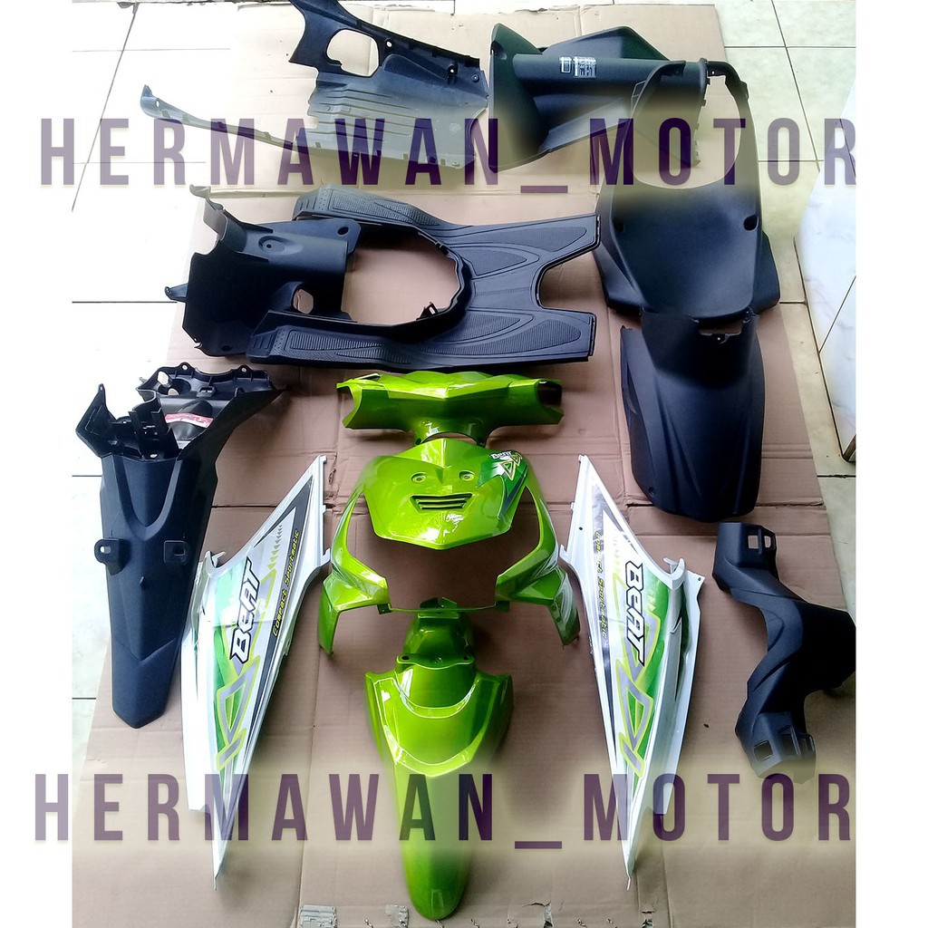 Jual COVER BODY HALUS DAN KASAR BEAT KARBU WARNA HIJAU PUTIH TERMURAH ...