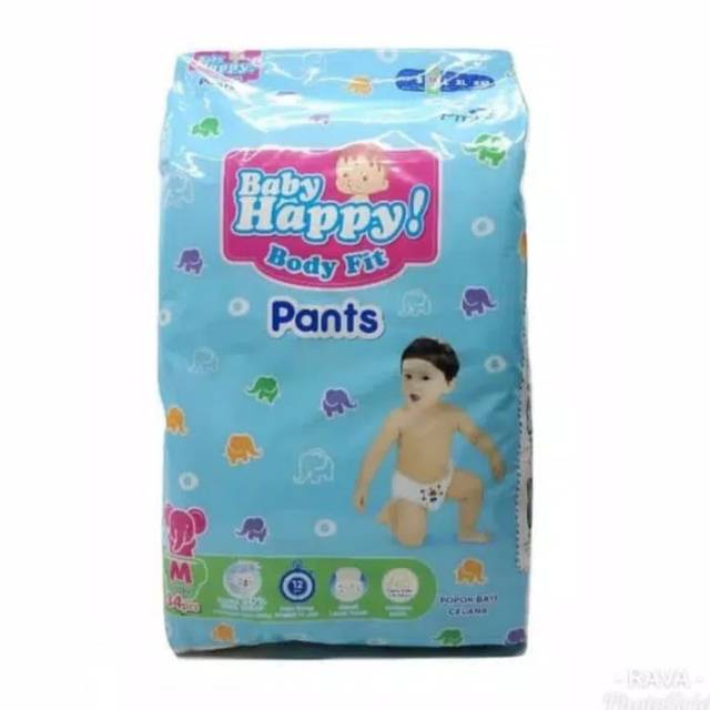 Jual Baby Happy Pants M34+6, L30+6, XL26+6, XXL24+6 | Shopee Indonesia