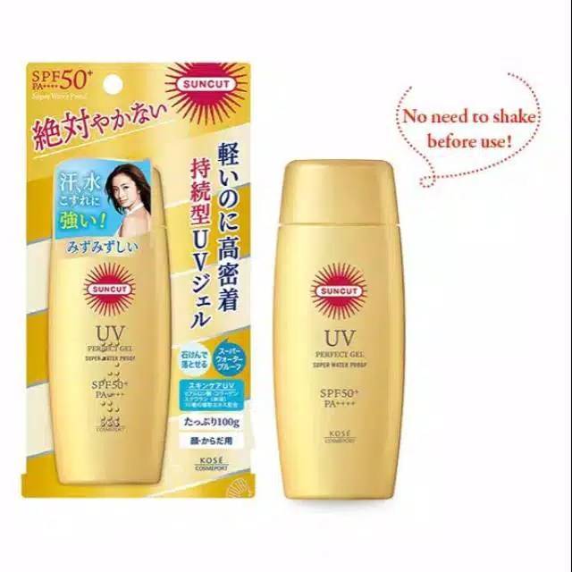 Jual Kose Cosmeport Suncut Protect Perfect UV Gel SPF 50 PA++++ 100gr | Shopee Indonesia