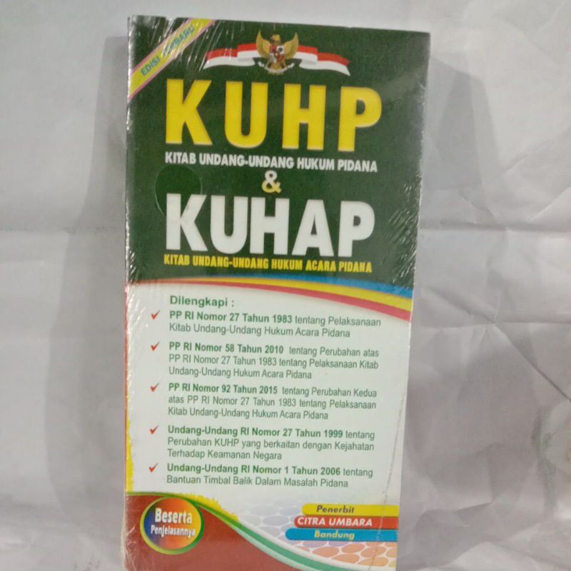 Jual Buku KUHP DAN KUHAP | Shopee Indonesia