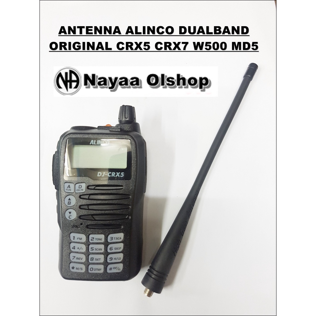 Jual ANTENA HT ALINCO DJ CRX5 CRX7 DJ W500 ORIGINAL ALINCO CRX 5 CRX 7 W500 | Shopee Indonesia