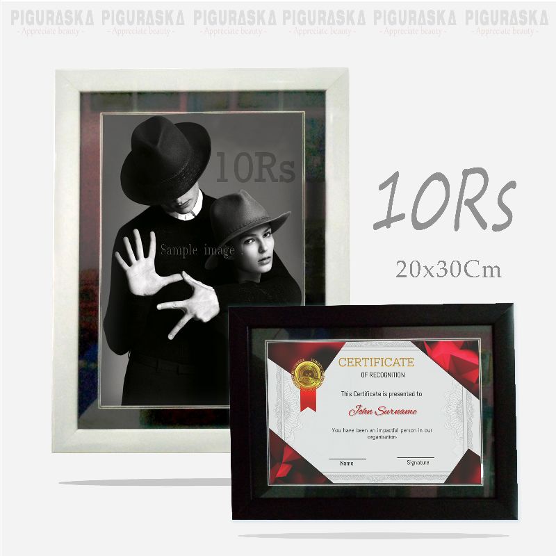 Jual Bingkai Foto 10Rs Size 20x30Cm Free Kayu / Pigura Sertifikat ...