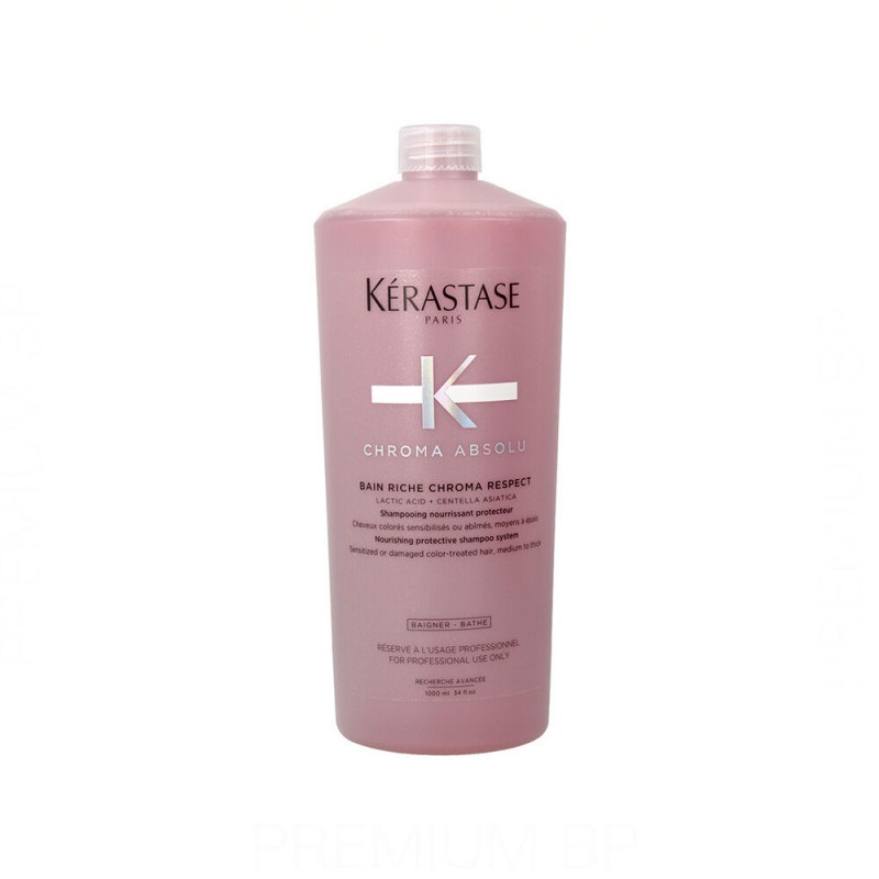 Jual Kerastase Bain Riche Chroma Respect 1000ml Shampoo Diwarnai (Tebal ...