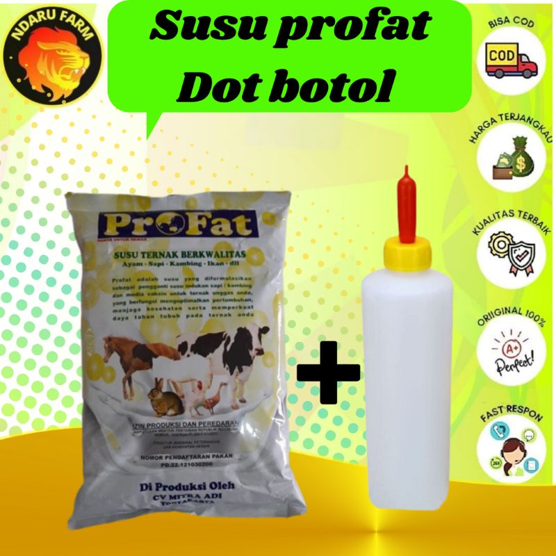 Jual Paket Susu Profat Dot Botol Susu Sapi Kambing kerbau NDARUFRAM ...
