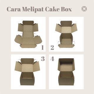 Jual Cake Box 25x12x12 Isi 10 pcs - Kotak Kardus Dus Packaging Brownies ...