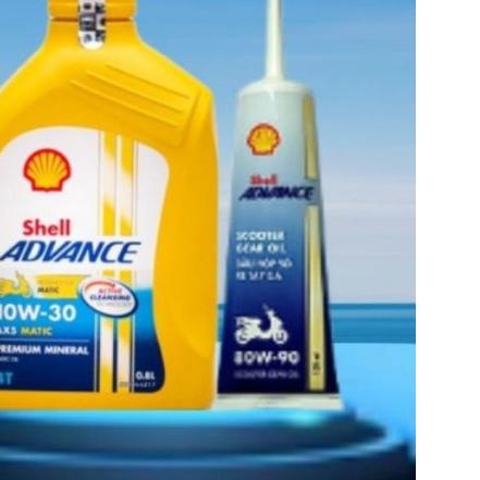 Jual PAKET OLI MATIC SHELL ADVANCE AX5,10W-30, 0.8L + OLI GEAR SHELL 120ML, FOR ALL MATIC,100% ...