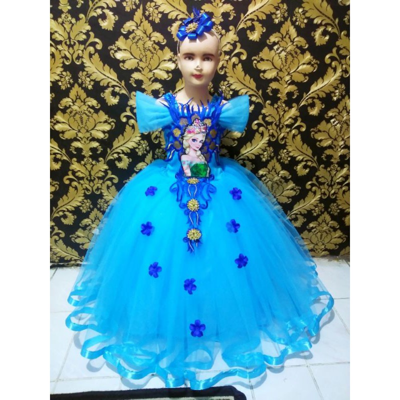 Jual Dress anak Elsa / Frozen | Shopee Indonesia