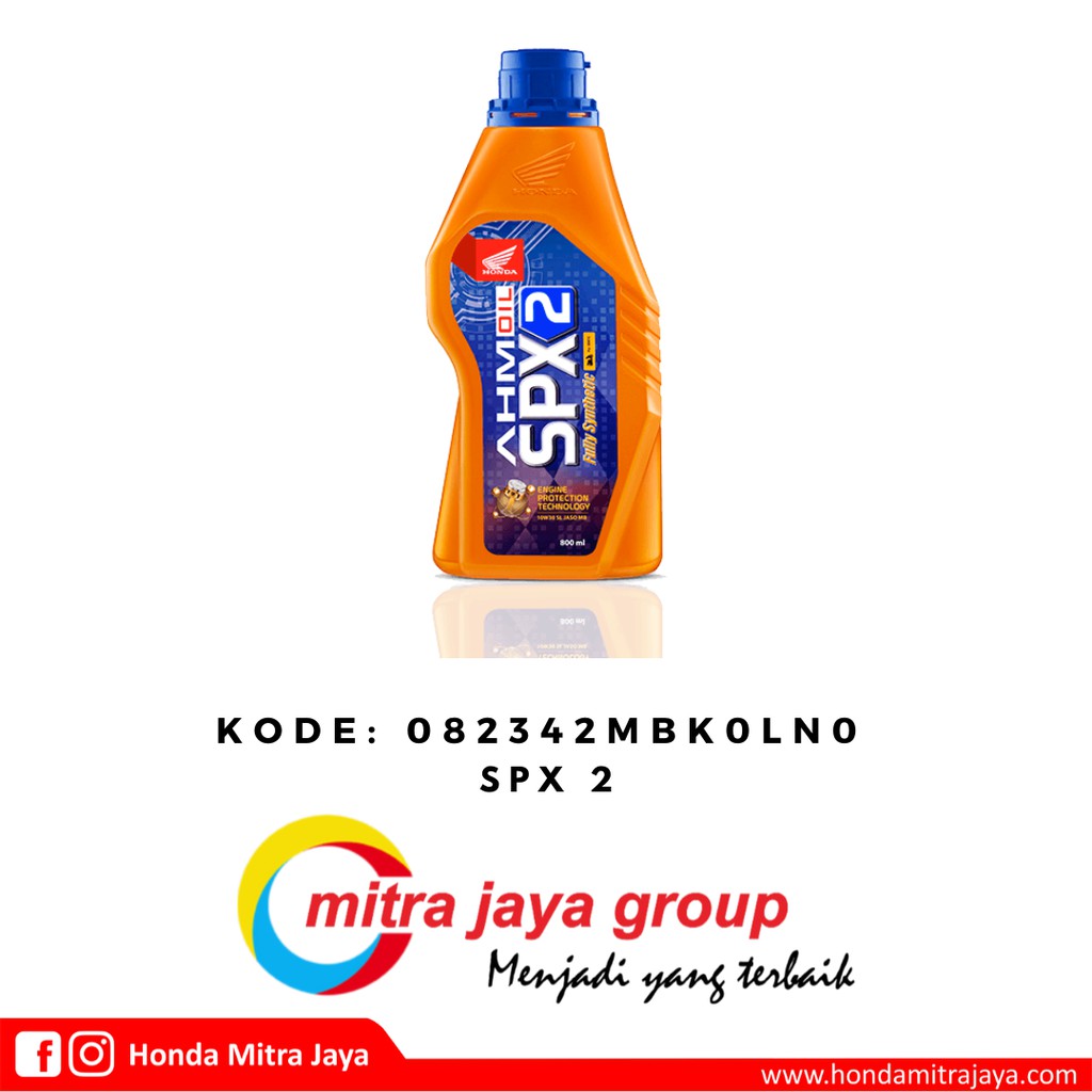 Jual AHM OIL SPX 1 & SPX 2 OLI AHM ORI MATIC CUB SPORT SPX | Shopee ...