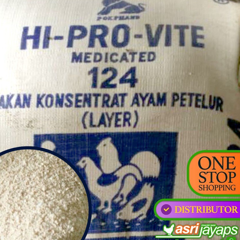 Jual Pakan Ayam Konsentrat 124 Charoen Pokphand 500 gr | Shopee Indonesia