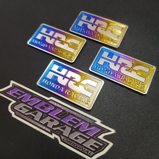 Jual Emblem HRC Honda Racing Sensor Titanium Vietnam Original | Shopee ...