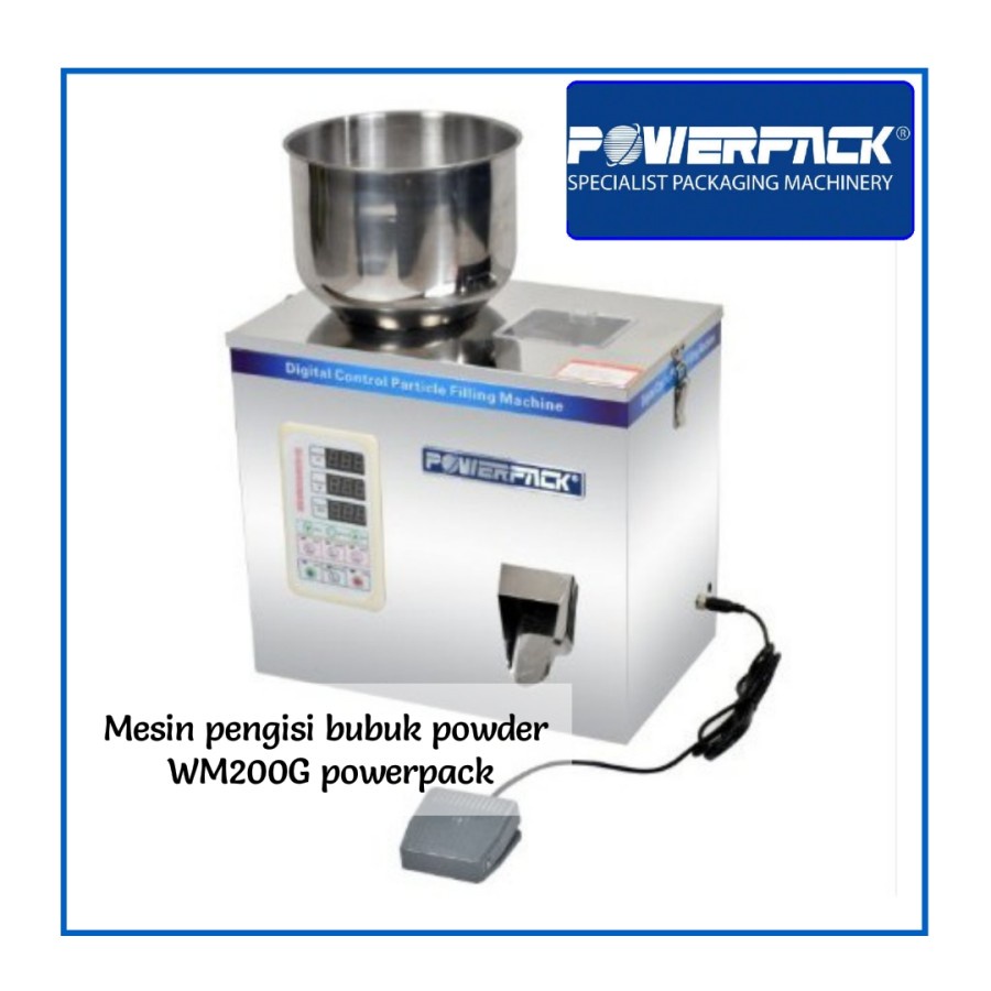 Jual Mesin pengisi bubuk powder dan granule timbangan bubuk Wm200G ...