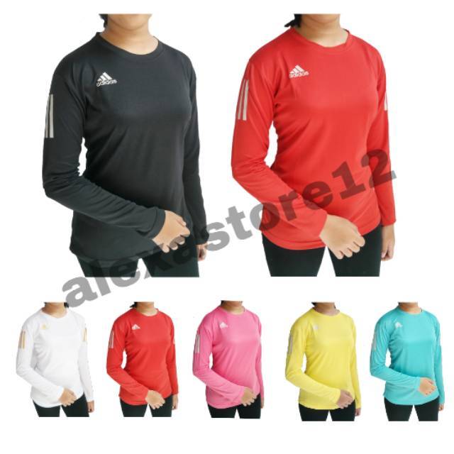 Jual Baju olahraga wanita senam fitnes running gym zumba lengan panjang ...