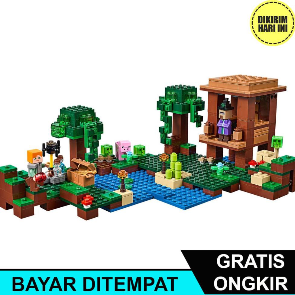 Jual JC1283 828 Lego Minecraft My World The Witch Hut | Shopee Indonesia