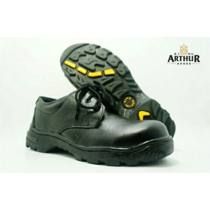 Jual SEPATU SAFETY UJUNG BESI TALI KULIT ASLI | Shopee Indonesia