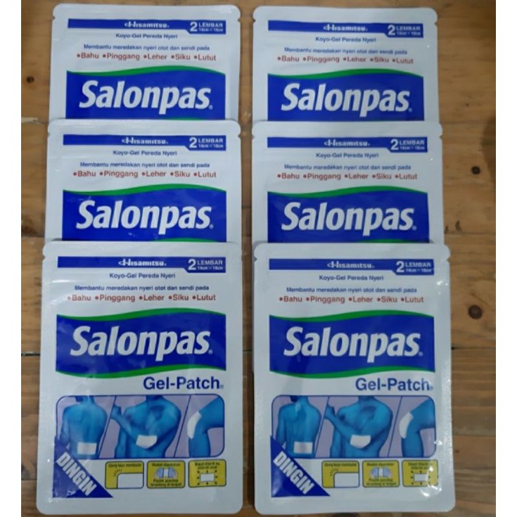 Jual Salonpas Salon Pas Gel Patch Isi 2 lembar | Shopee Indonesia