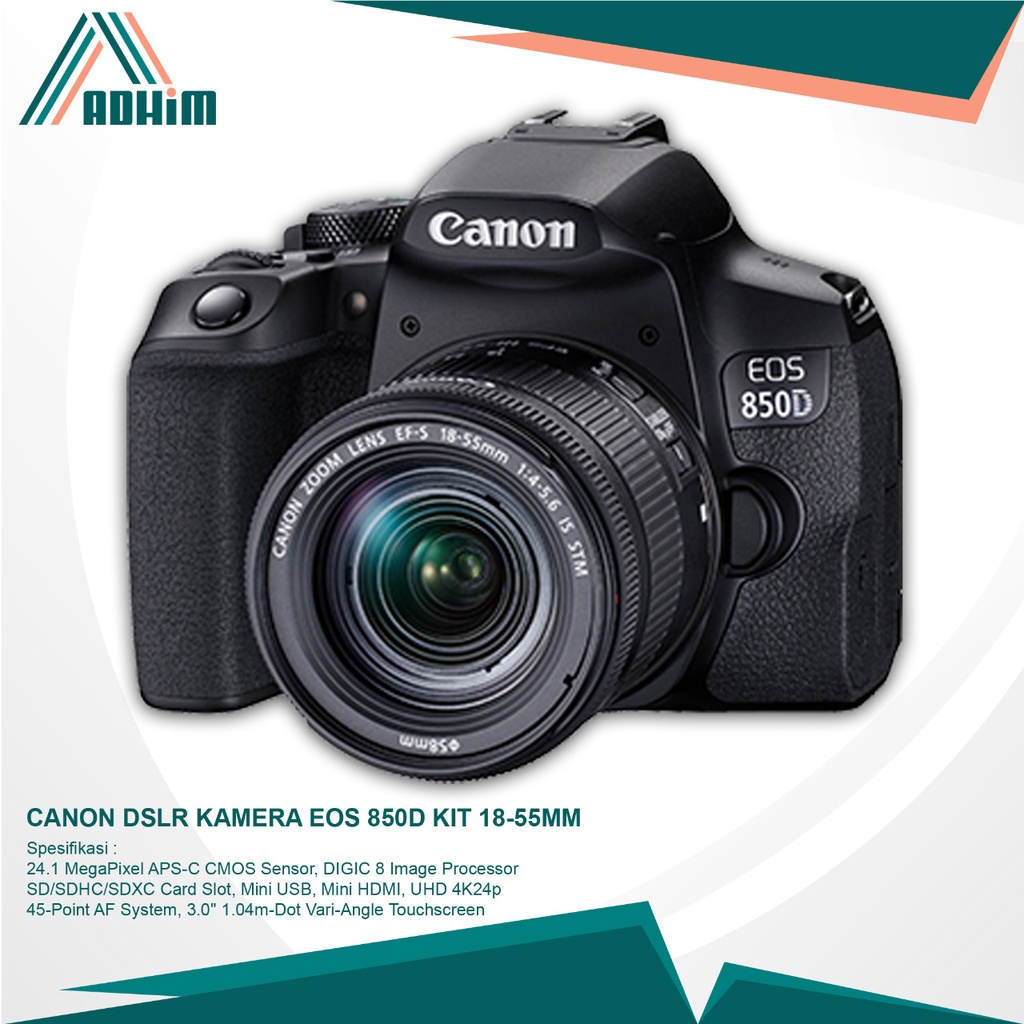 Jual Canon EOS 850D Kit 18-55mm DSLR Camera | Shopee Indonesia