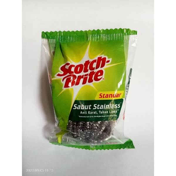 Jual Scotch Brite kawat sabut stainless pembersih panci | Shopee Indonesia