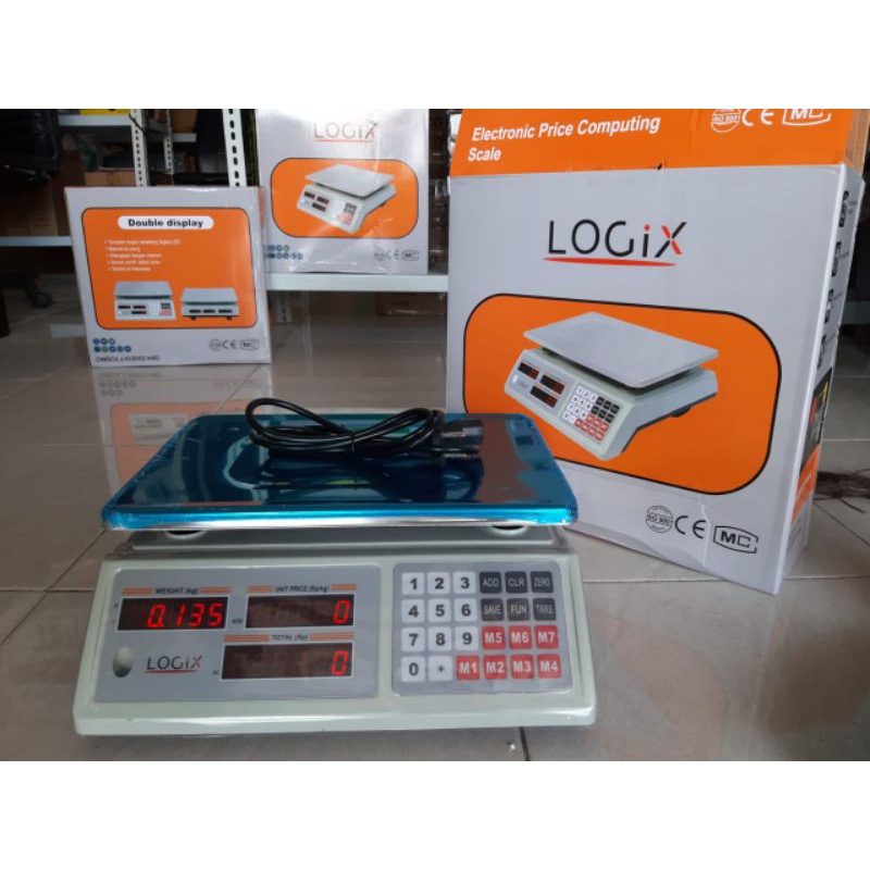 Jual TIMBANGAN DUDUK DIGITAL LOGIX 40KG/ TIMBANGAN LAUNDRY/ TIMBANGAN BUAH/ TIMBANGAN SEMBAKO ...