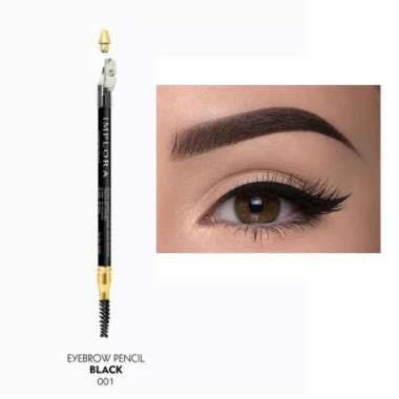 Jual Pensil Alis Implora Eyebrow Pencil Hitam (Per Pc) | Shopee Indonesia