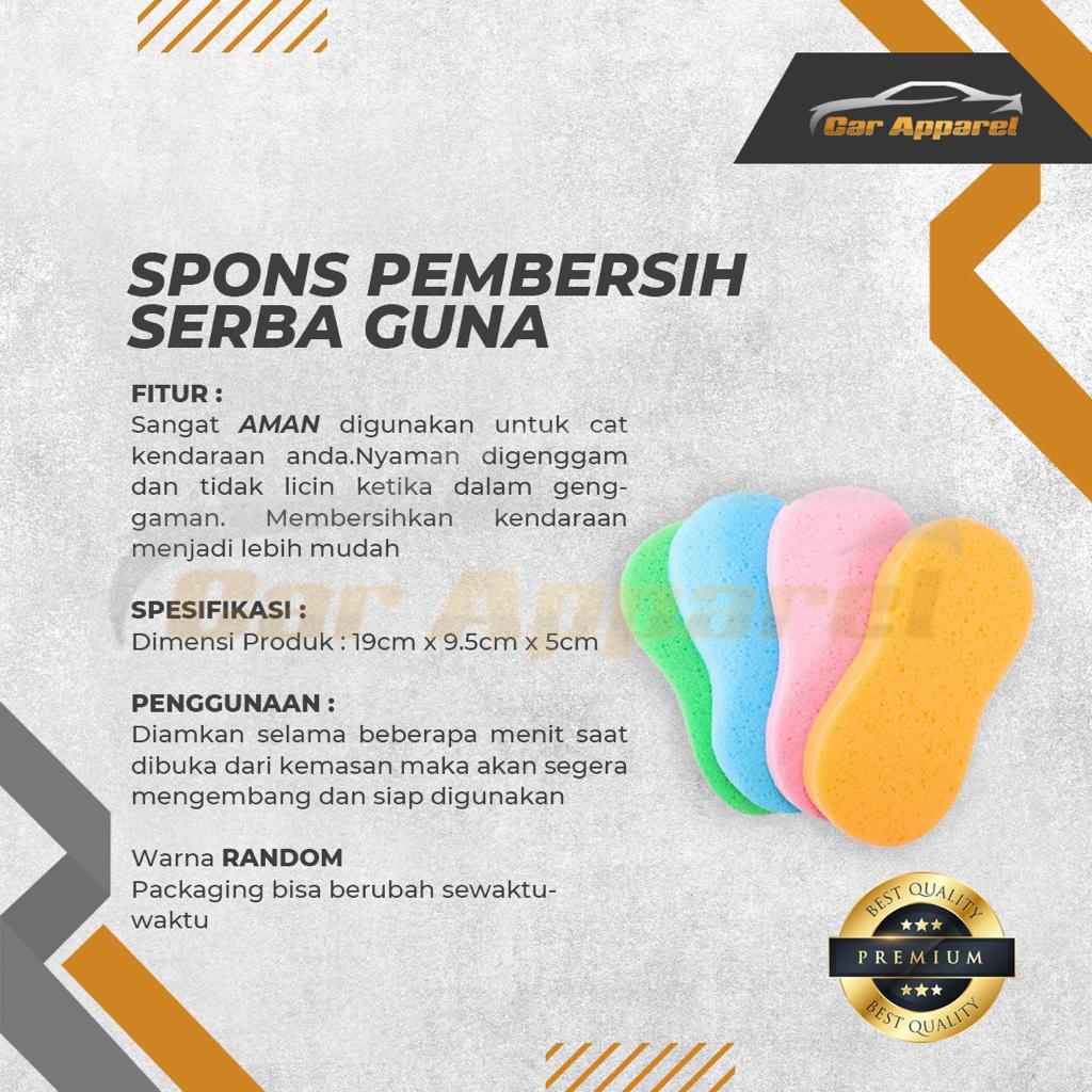 Jual Busa Spon Sponge Cuci Mobil Motor Piring PRESS Spons Lembut ...