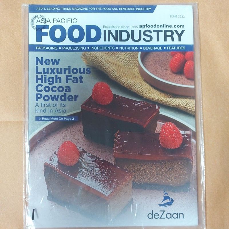 Jual Majalah Asia Pacific FOOD INDUSTRY june 2022 | Shopee Indonesia