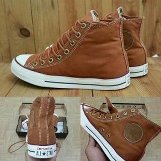 Jual Sepatu Converse Coklat Tali Coklat High | Shopee Indonesia
