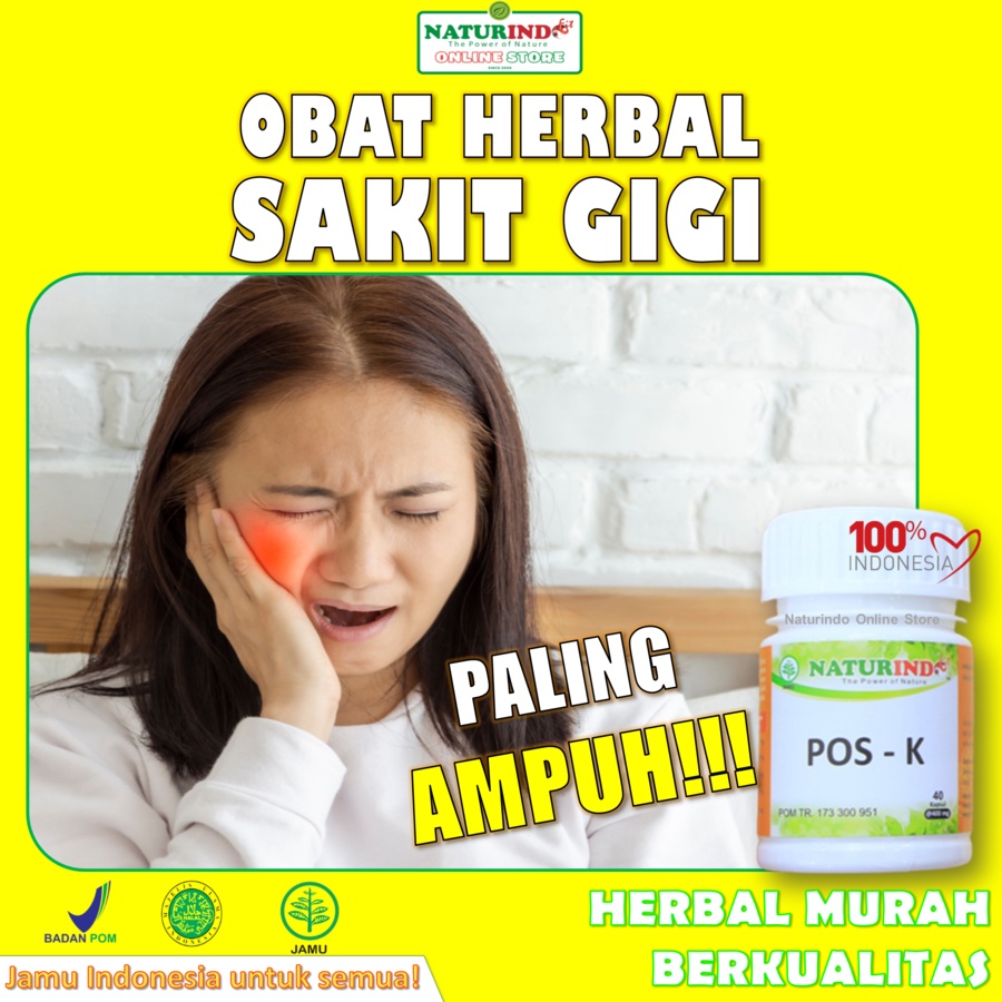 Jual Obat Sakit Gigi Berlubang Gusi Bengkak Amandel Paling Ampuh Special Herbal POS K NATURINDO ...