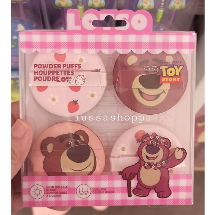 Jual Powder Puff Miniso - Lotso Collection Dual Use Powder Puffs ...