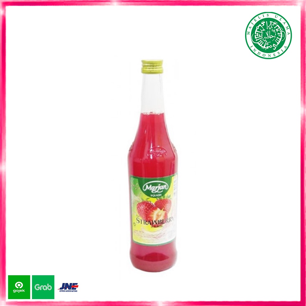 Jual Marjan Boudoin Squash Strawberry 450 ml - Marjan Strawberry, Sirup ...