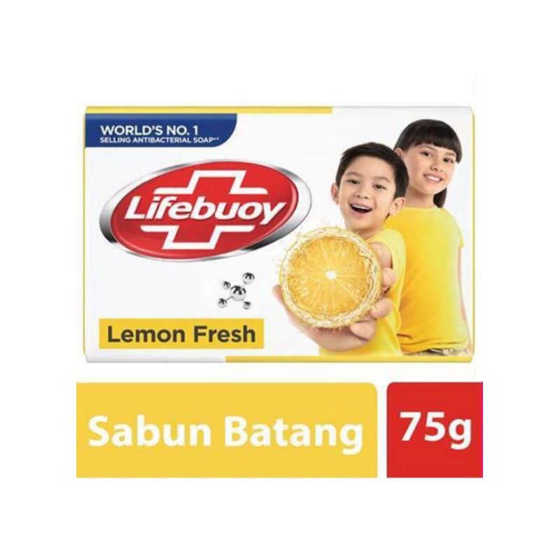 Jual Lifebuoy Bar Soap Lemon Fresh 75g Shopee Indonesia