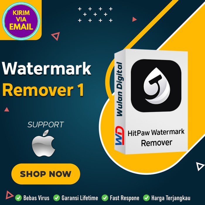 Jual Software Mengahapus Watermark: HitPaw Watermark Remover 1 [Mac ...