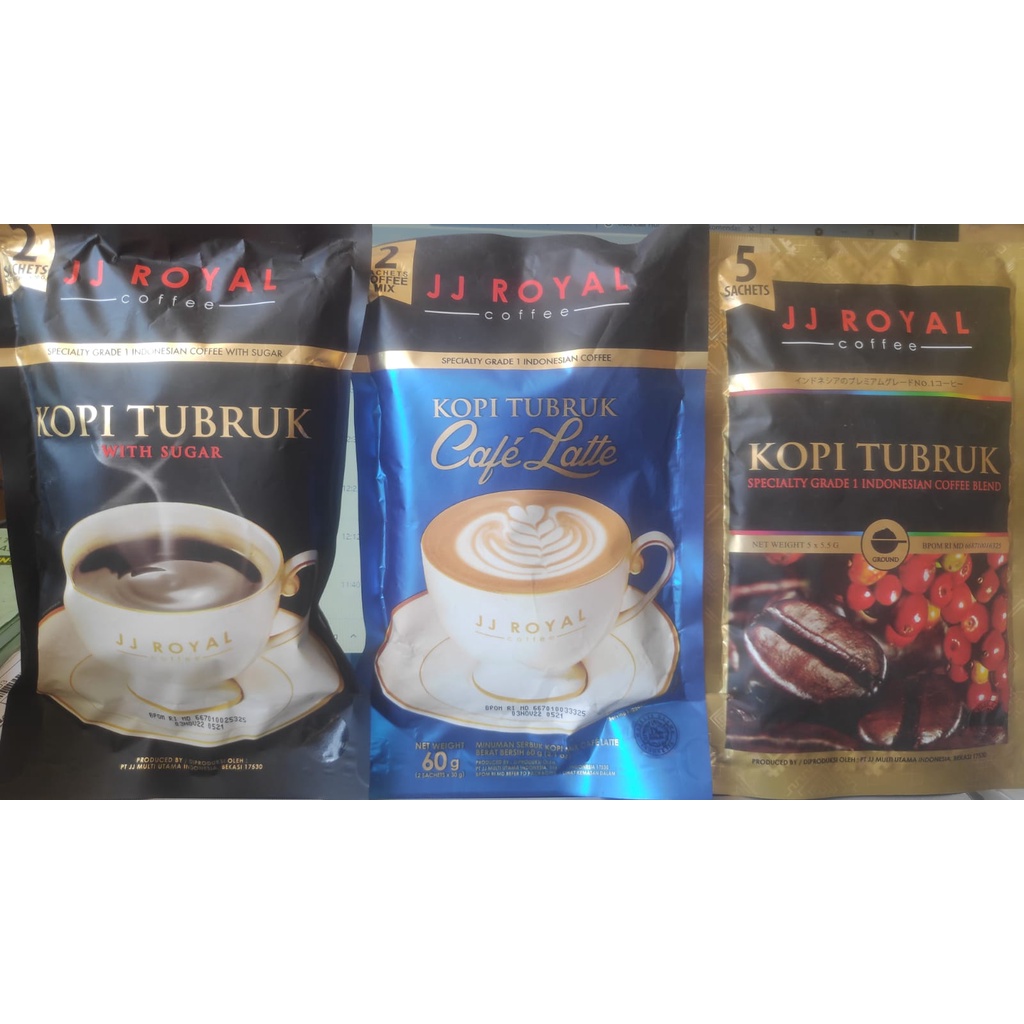Jual JJ ROYAL COFFEE - KOPI TUBRUK - SACHET | Shopee Indonesia
