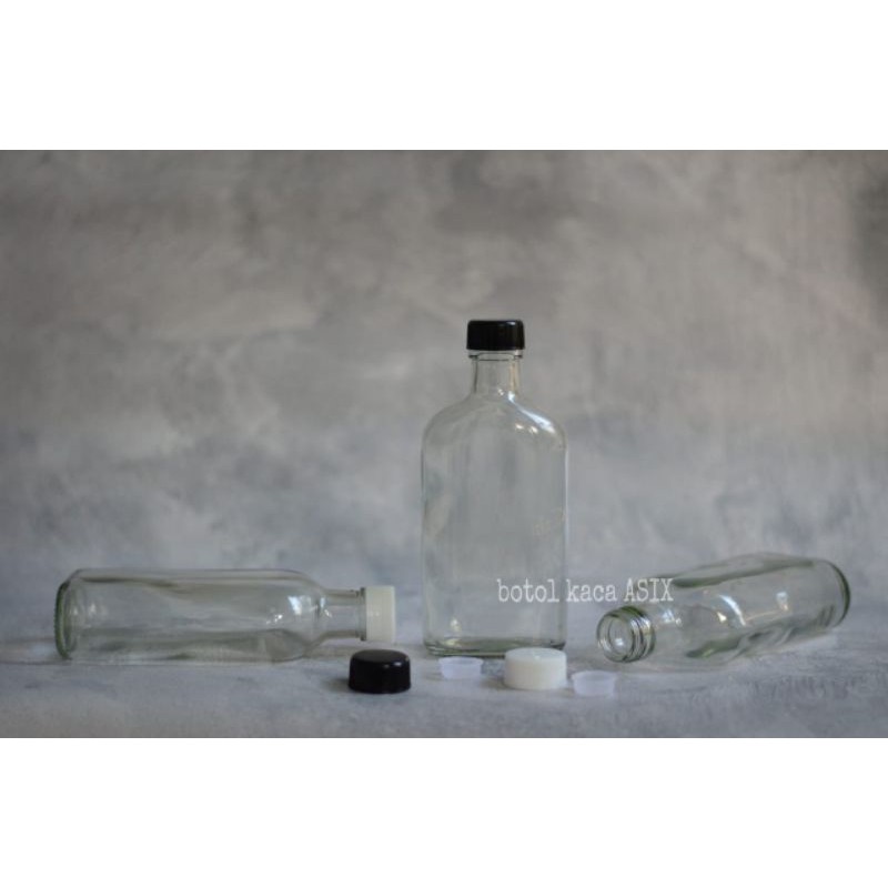 Jual BOTOL OVAL / BOTOL GEPENG 250 ml (MINIM 4 BOTOL) | Shopee Indonesia