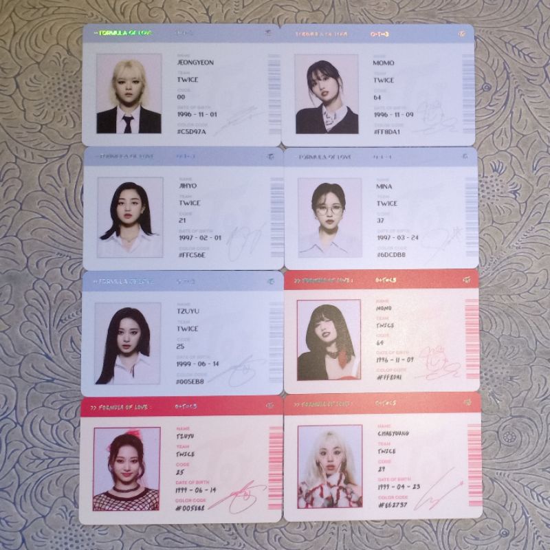 Jual Official ID Card Twice Formula of Love | Shopee Indonesia