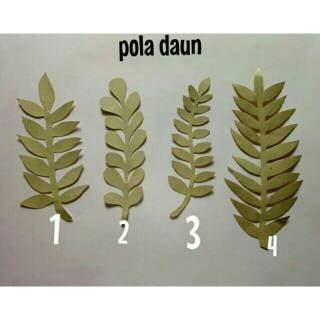 Pola daun paper flower | Shopee Indonesia