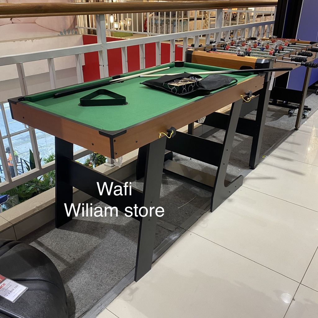 Jual Landstro Foldable Pool Table Meja Billiard Lipat 4 Feet Biliard ...