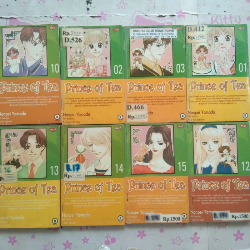 Jual komik cabutan prince of tea nomor 1,2,3,10,12,13,14,15 /satuan ...