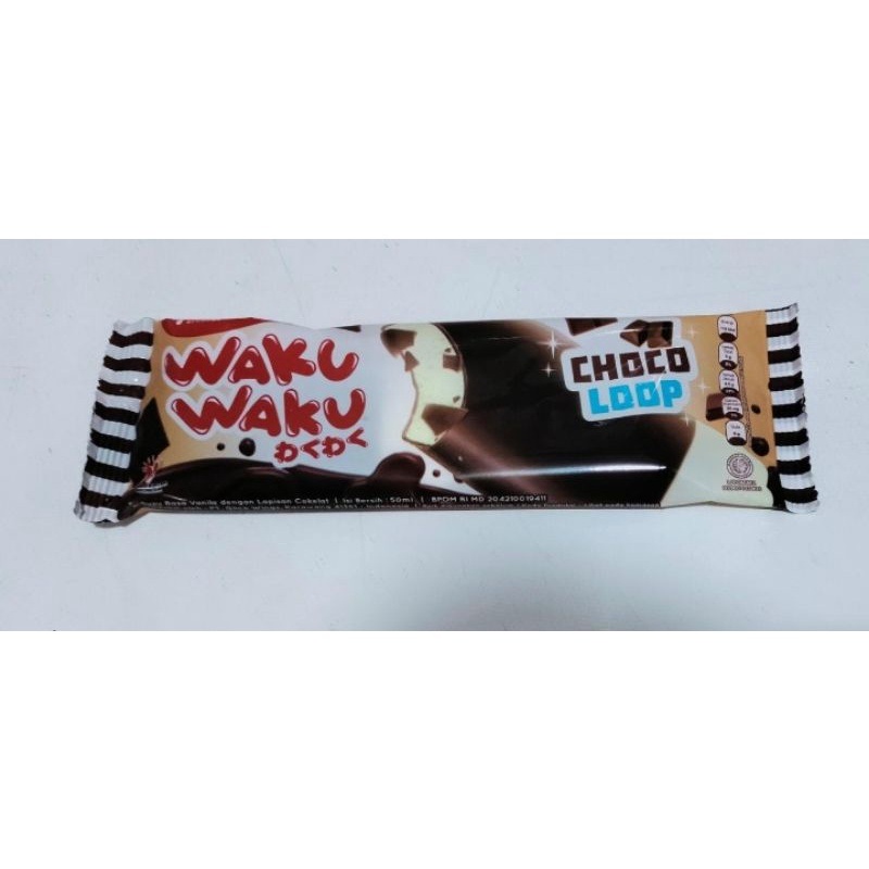 Jual ICE CREAM GLICO WING WAKU WAKU CHOCO LOOP | Shopee Indonesia