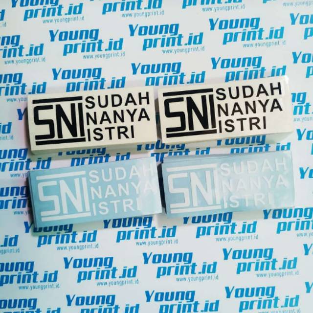 Jual SNI sticker sudah nanya istri sepeda lipat Brompton lipet cutting ...
