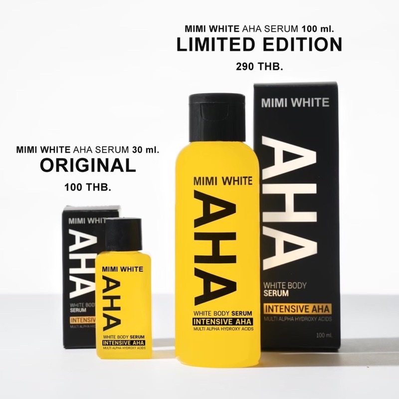 Jual [BPOM] AHA Mimi White Body Serum 30ml - 100ml | Lotion 100ml ...