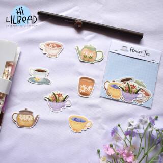 Jual Stiker Teh Bunga / Flower Tea Sticker Pack / Stiker Teh Bunga Lucu ...